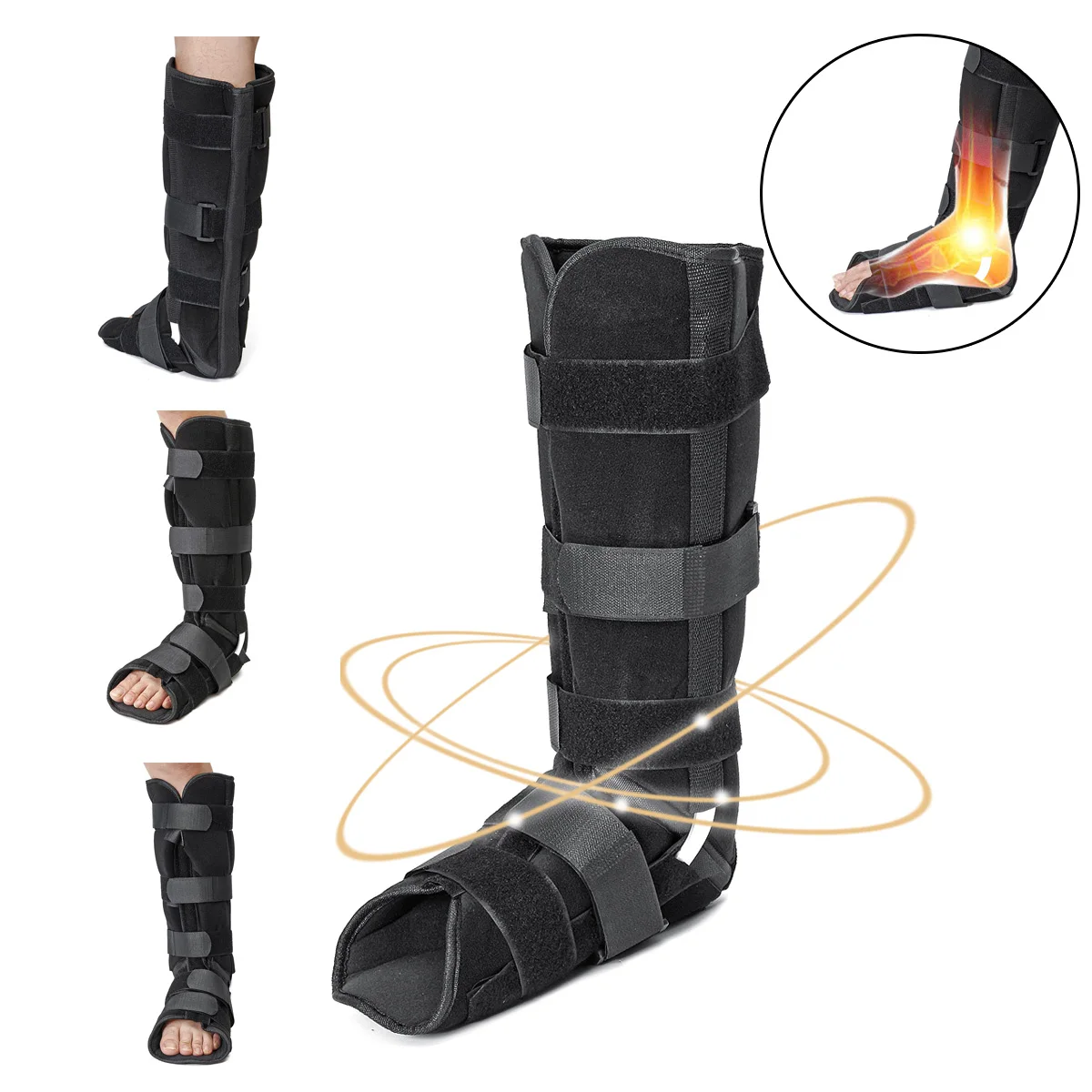 SGODDE 1 шт. лодыжки ног Скоба ходьба ходунки ботинок Achille ...