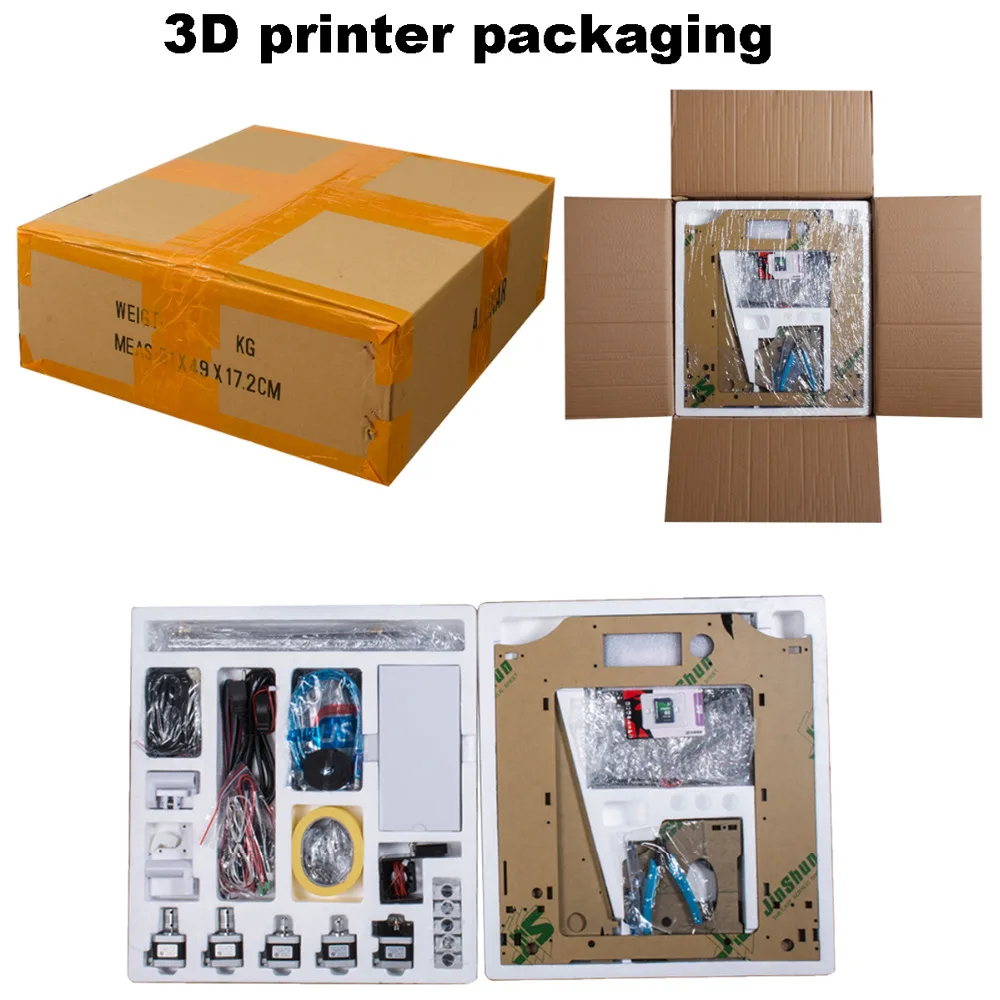 2018 Newest Infitary M508 3d printer Electronic Kit with 60 Meters PLA Filaments Original ...