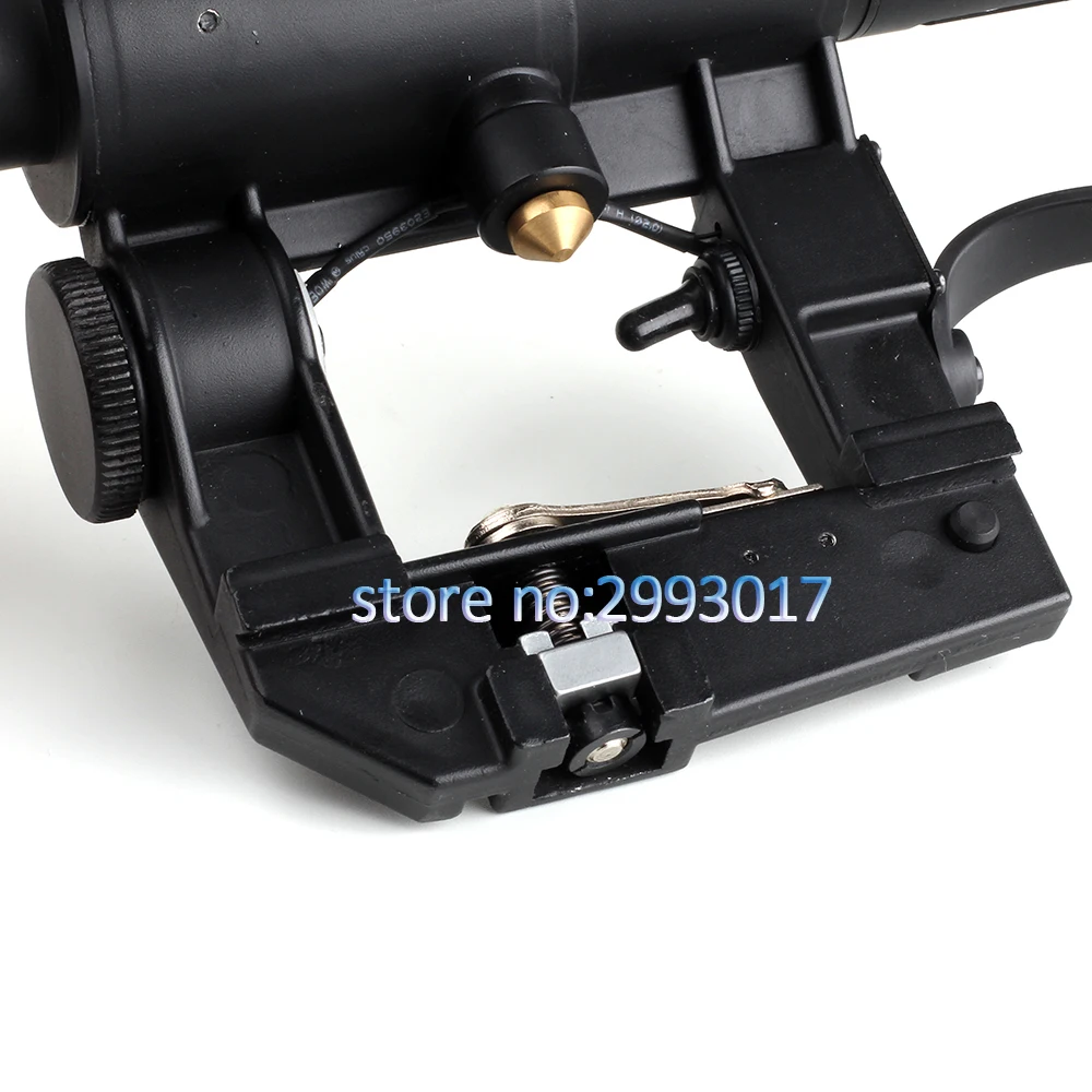 Tactical Red Illuminated 4x24 PSO-1 Type Scope for Dragonov SVD Sniper ...