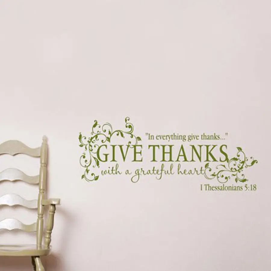 Give Thanks With A Grateful Heart Scripture