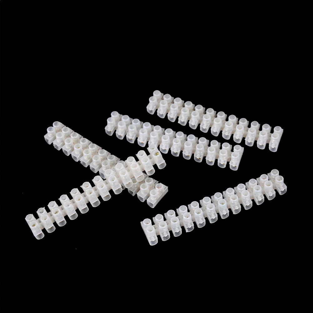 Terminal Strip 6-Piece 12-Way Terminal Connector Block Strip – 3A, 5A ...