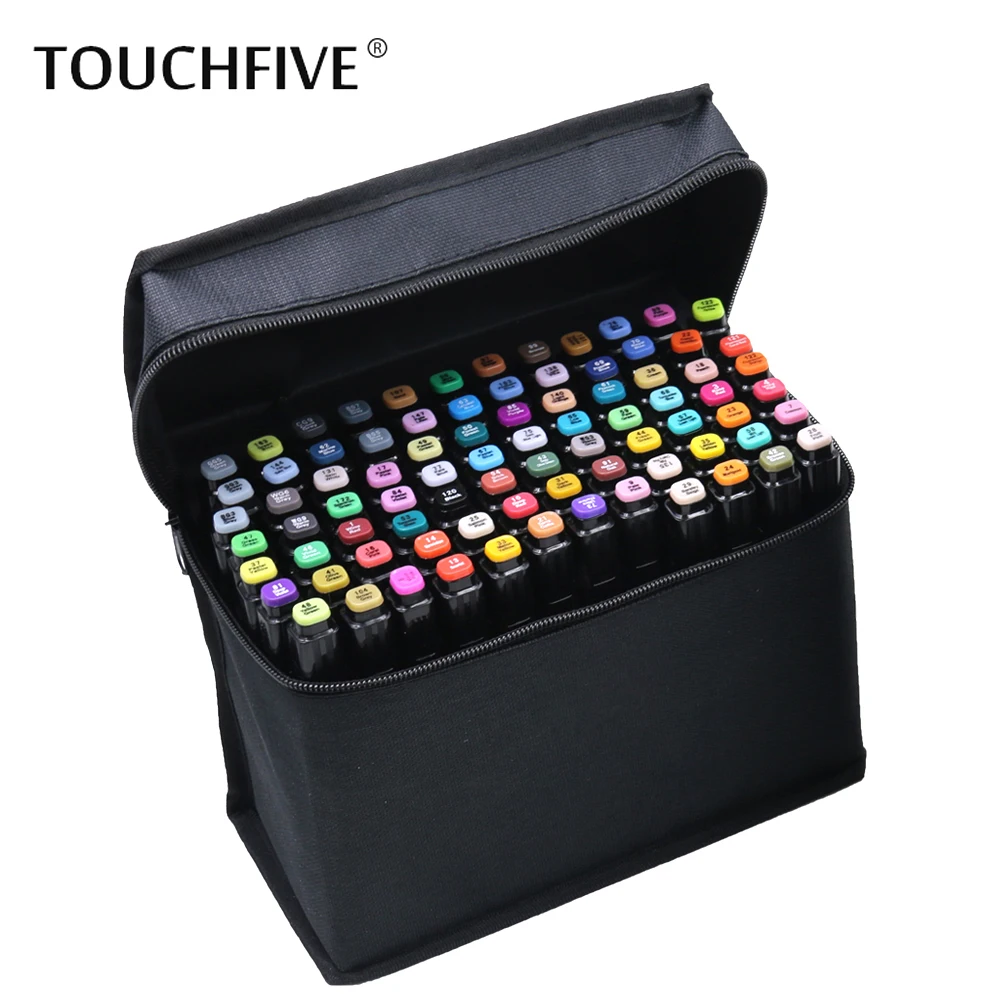 Touchfive 36/48/60/72 Colors Artist Double Headed Marker Set Oily ...