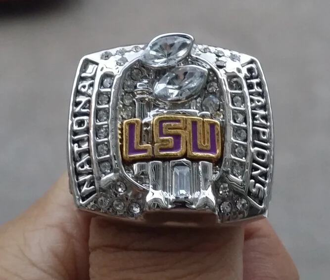 Free Shipping 2007 Louisiana State University Tigers championship rings ...
