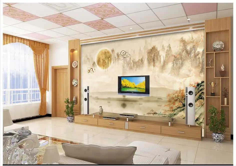 Custom 3d wallpaper for walls 3 d wall murals wallpaper Landscape ...