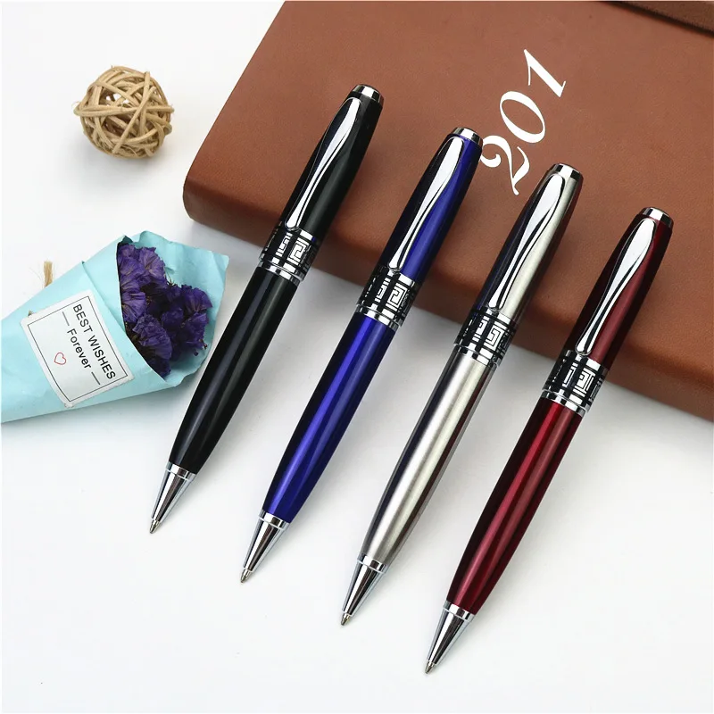 Metal Pen Box Luxury Roller Pen 0.7mm Metal Ballpoint Pen School ...