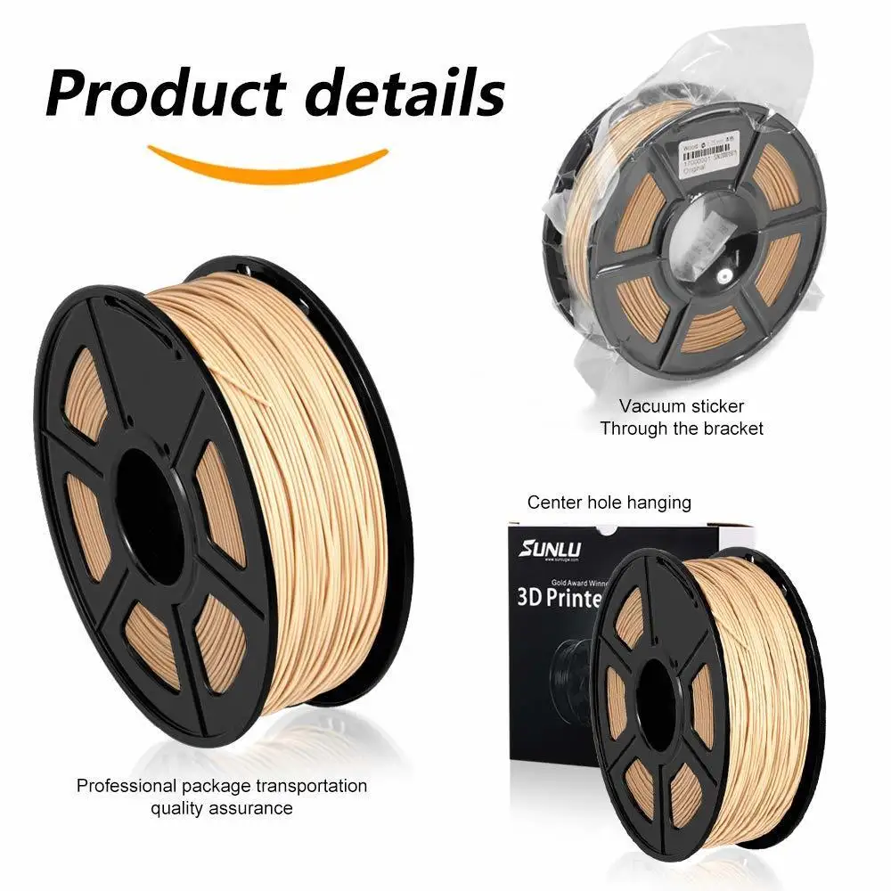 3D Printer Wood Fiber And Polylactic Acid Filament Can Printing Wood ...
