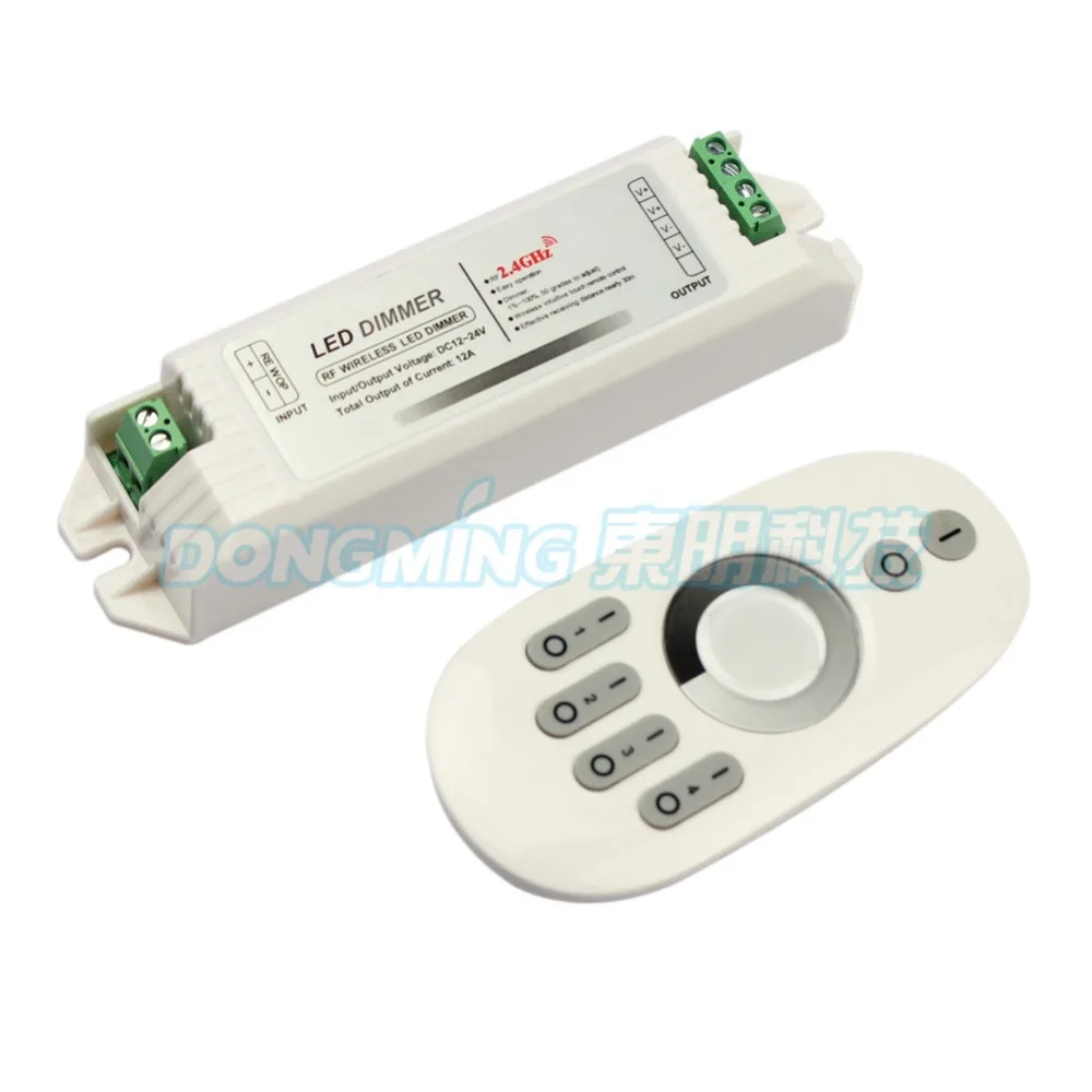 4 zone Touch panel Wireless Remote + 12A rgb led Controller 2.4g rf led ...