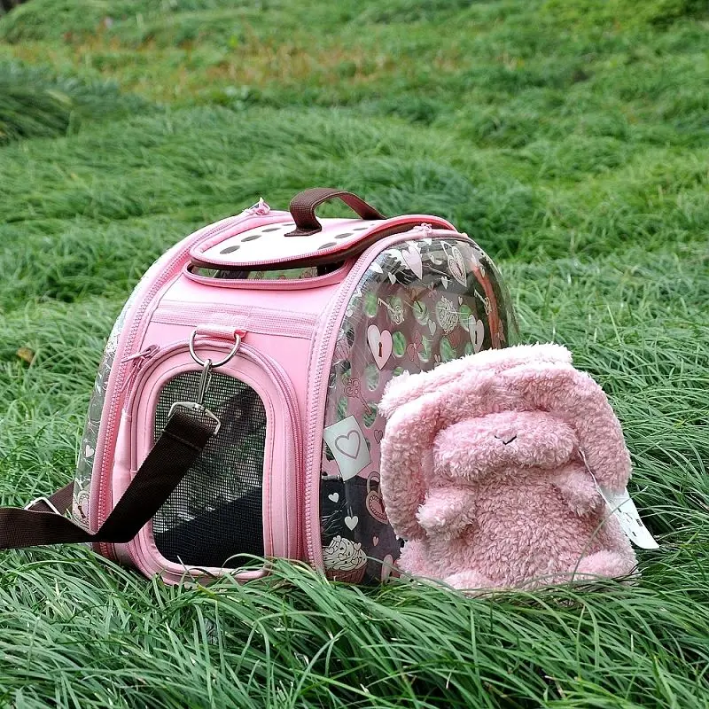 Transparent Animal Women Pet Dog Carriers Bag Foldable Bags Traveling ...