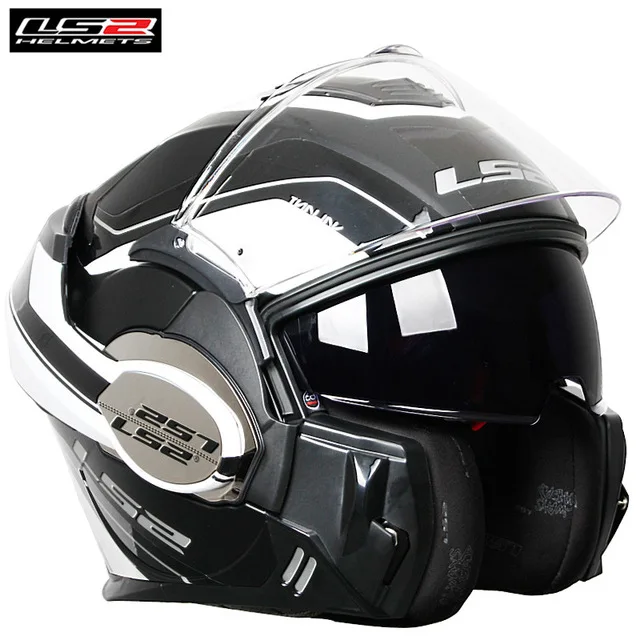 Ls2 180 Degree Flip front Modular Design Valiant Ff399 Motorcycle ...
