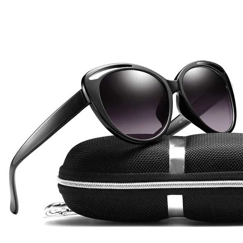 Gato Óculos De Sol Das Mulheres de Luxo Moldura de Espelho Gradiente Óculos de Sol Feminino ...