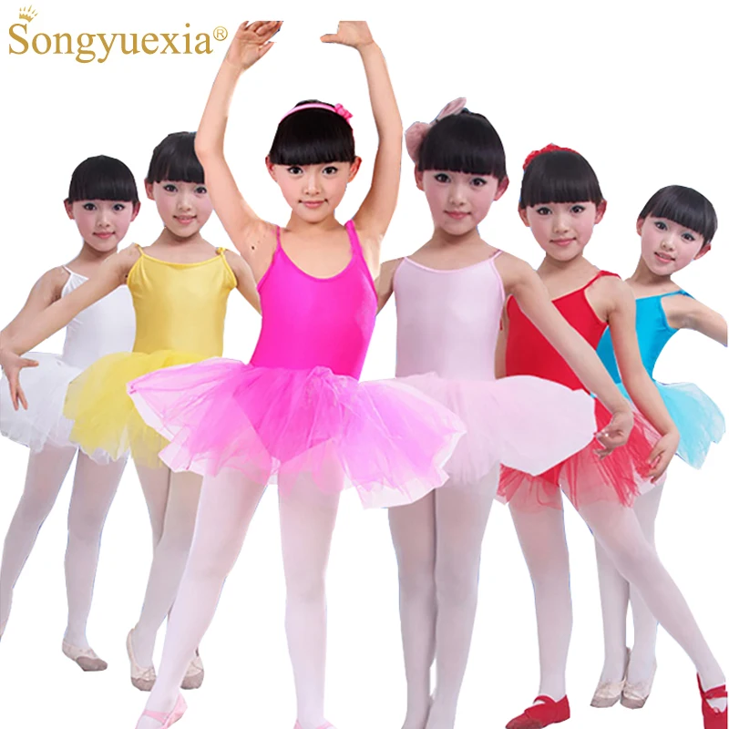 New Girls Ballet Dress For Children Girl Dance Clothing Kids Ballet ...