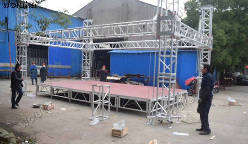6*6*7m Stage Truss advertising booth stage background frame wedding ...