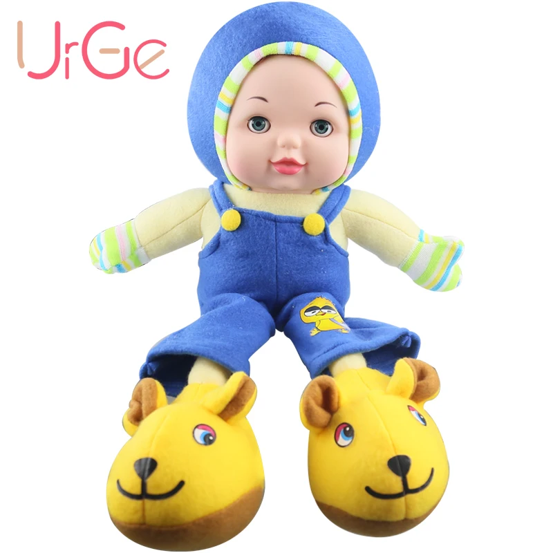 45cm Plush Soft Silicone Face dolls Kids Toys for Girls Birthday ...