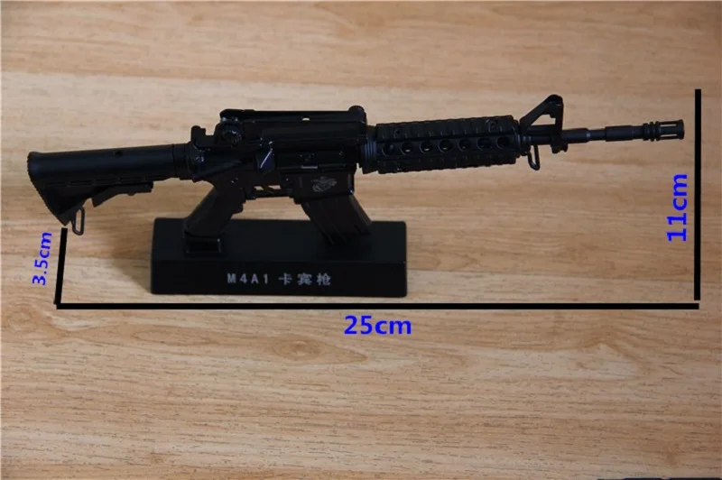 1:3.5 Assemble Metal Toy Gun Model Can Not Shoot M4a1 Diy Mini Gun ...