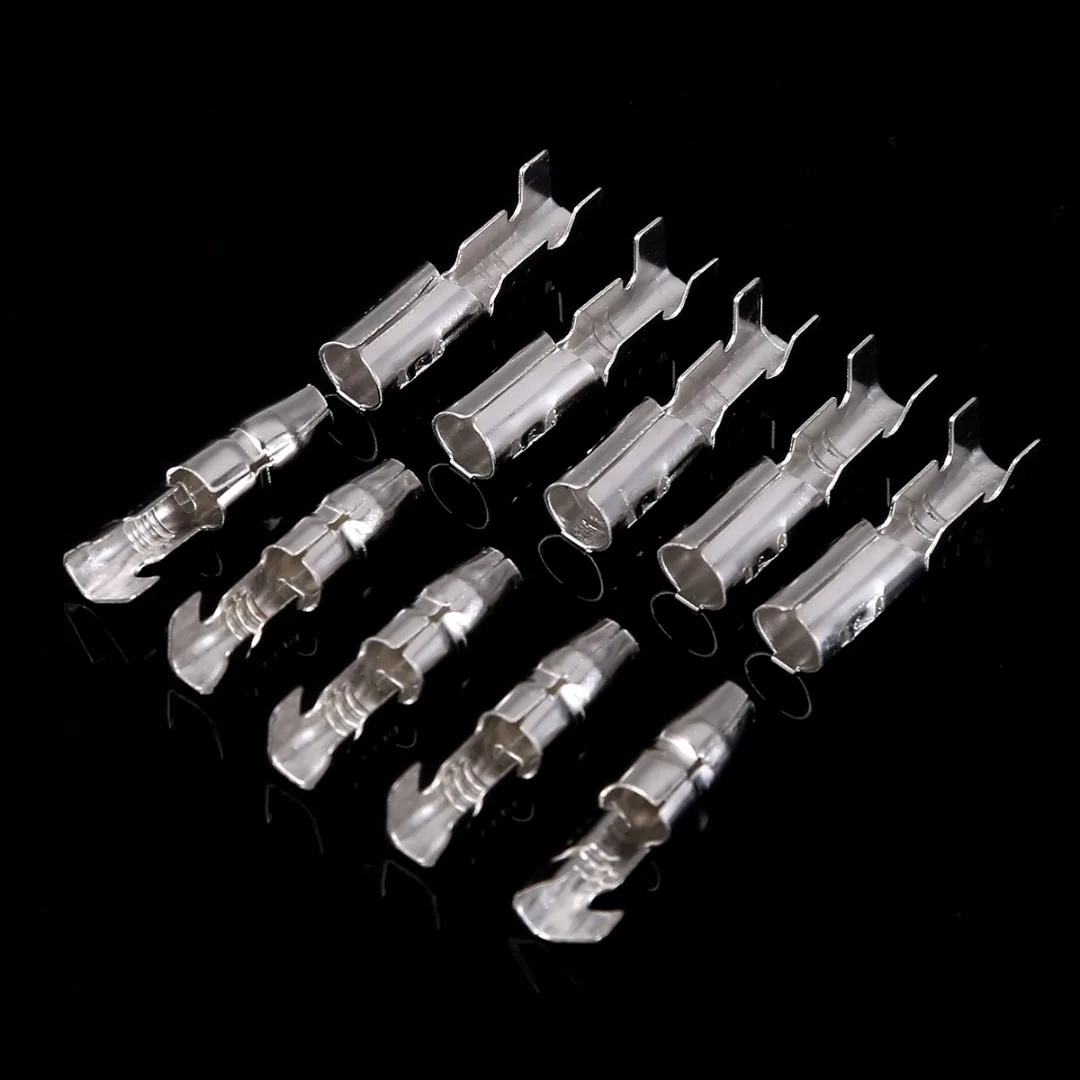 50 Sets Car Auto Motorcycle Bullet Terminals 4mm Male & Female Wire ...