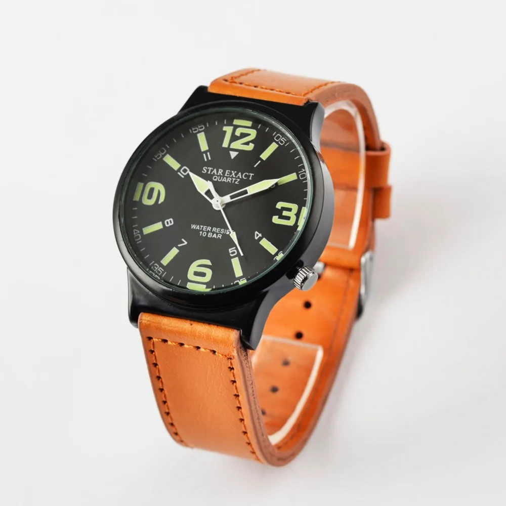 STAR EXACT Brand Luminous Watch Men Watch Luxury Famous Quartz ...