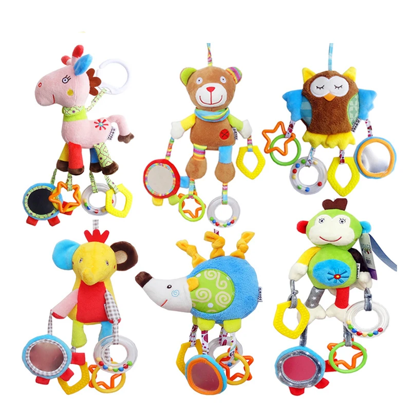 Baby Crib Hanging Toys Infant Newborn Sleep Comforter Dolls Baby ...