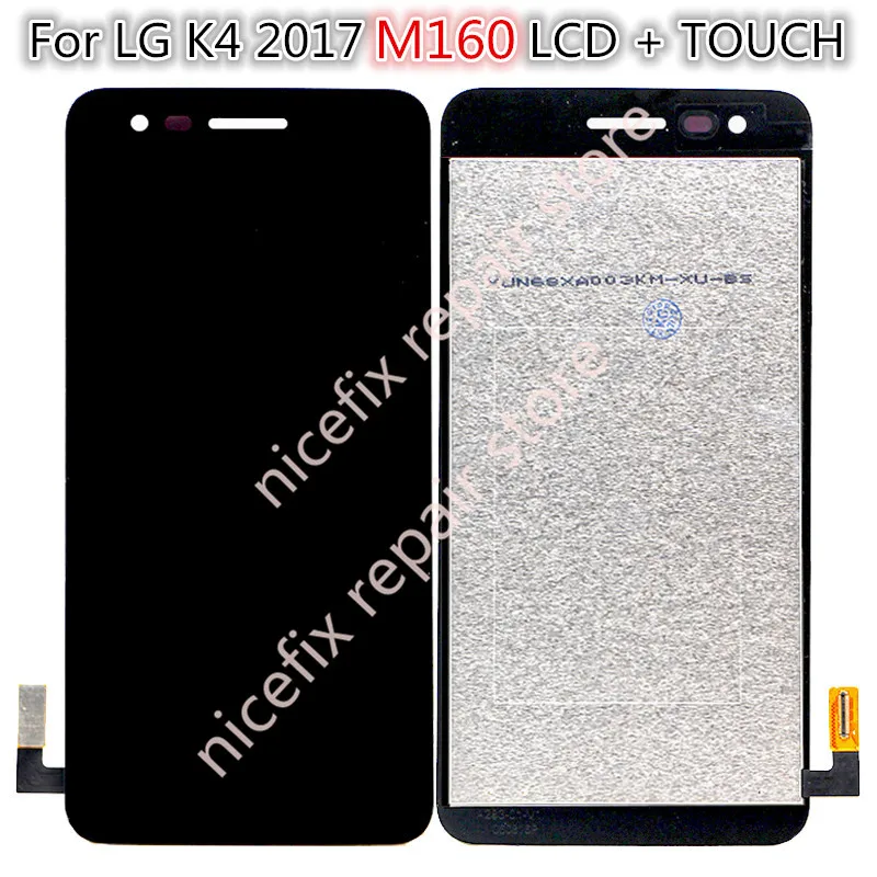 100% ทดสอบ5.0 "สำหรับ LG K4 2017 M160 M151 LCD จอแสดงผล Touch Screen ...
