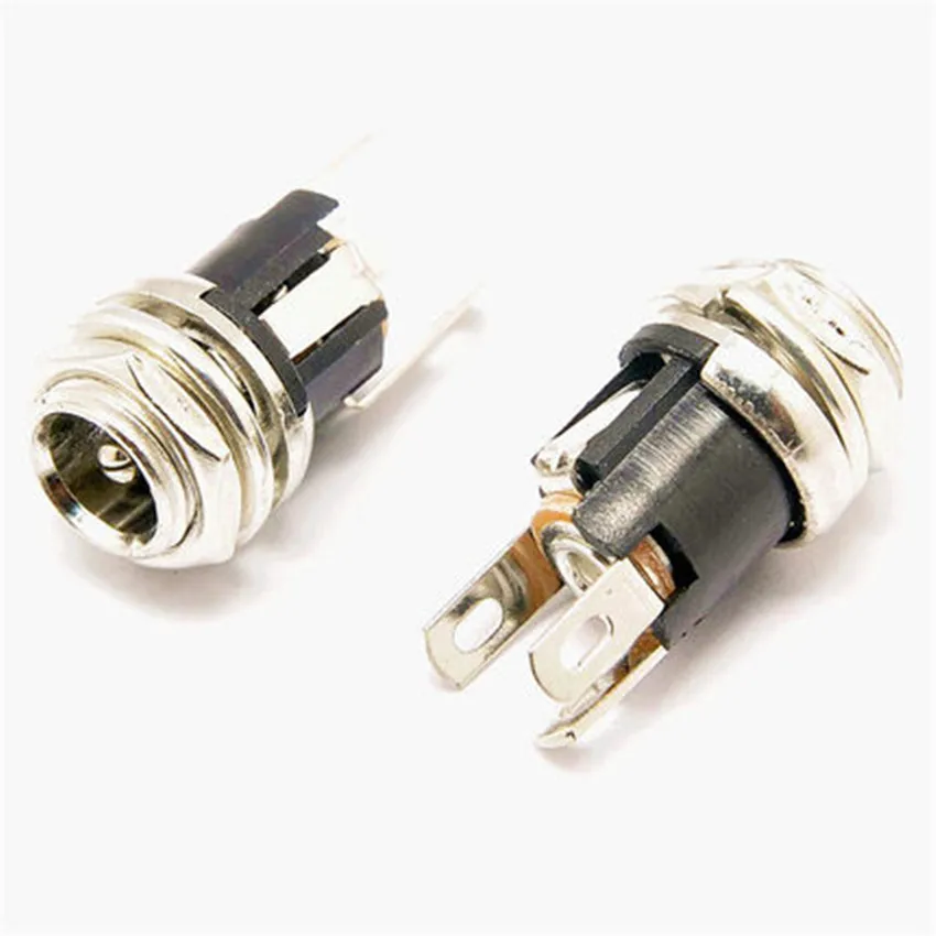 10PCS/LOT High Quality DC Power Socket Jack DC 025M PIN=2.5 3Pin DIP ...