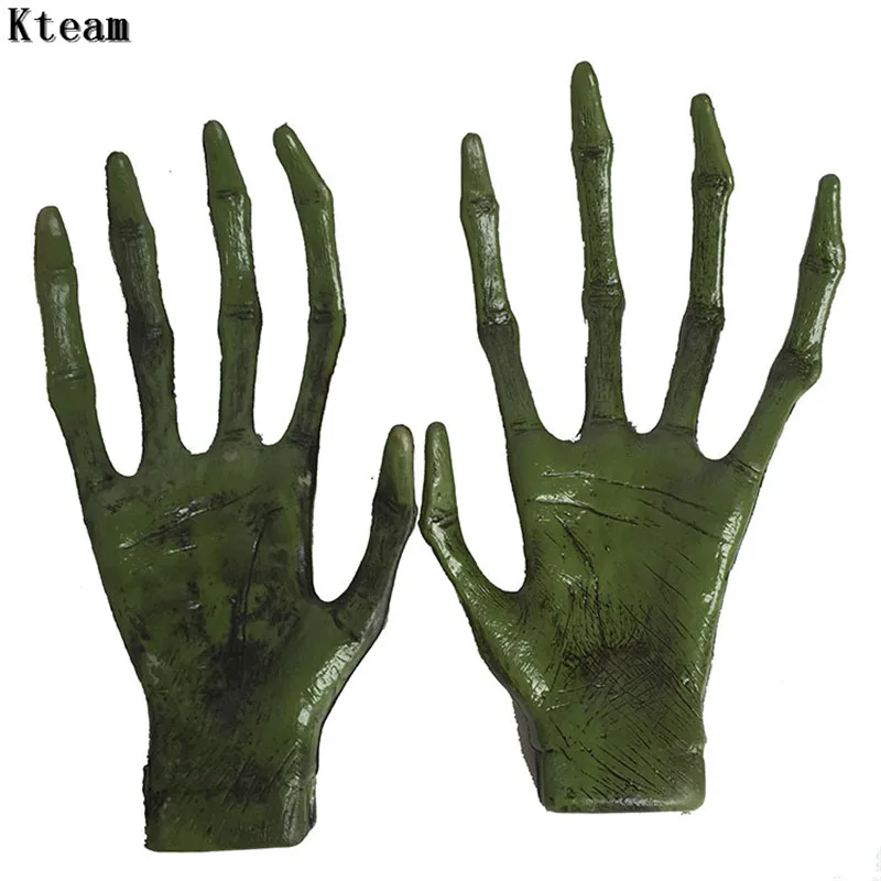 2018 New Funny Scary Halloween Plastic Skeleton Hands Witch Hands ...