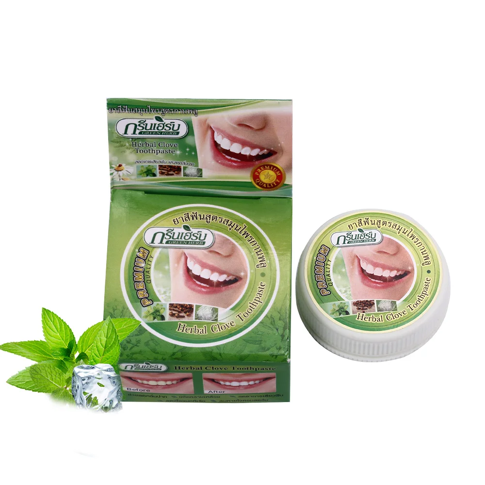 10g-Natural-Herbal-Clove-Thailand-Toothpaste-Tooth-Whitening-Toothpaste ...