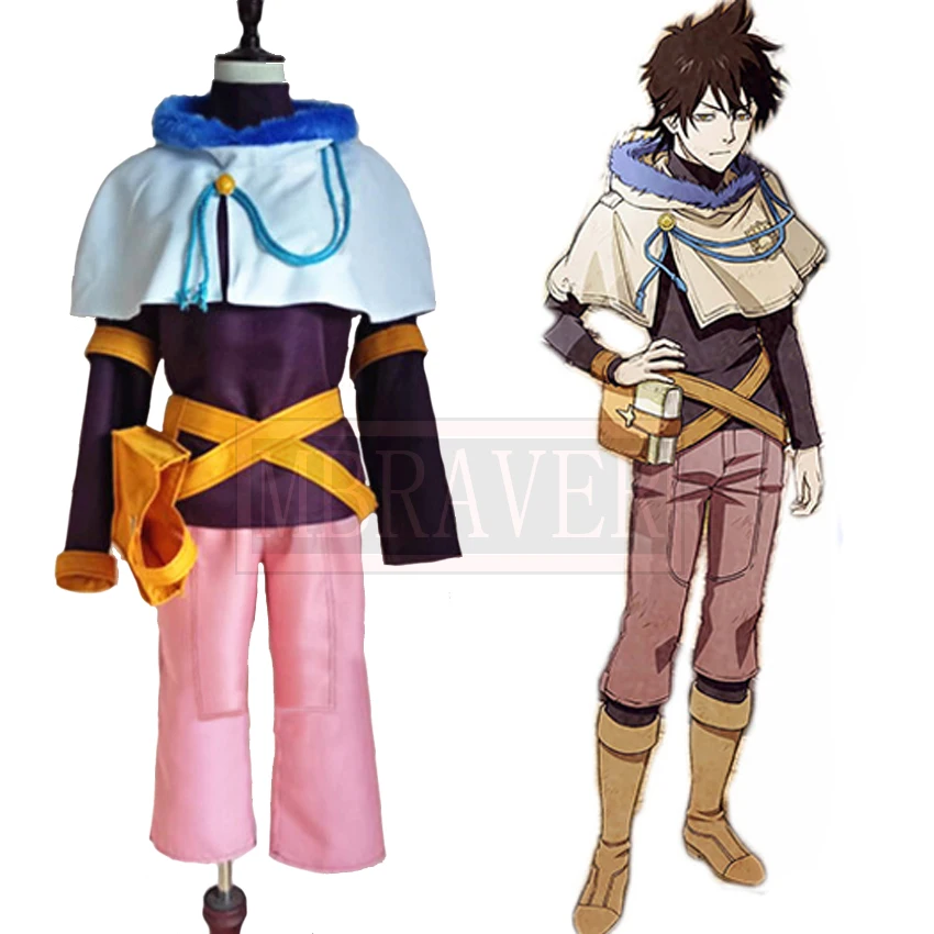 Black Clover Cosplay Yuno Outfit Uniforms Suit Outfit Clothes Cosplay ...