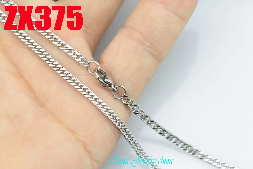stainless-steel-necklace-2-5mm-four-surface-flat-chain-Side-chain ...