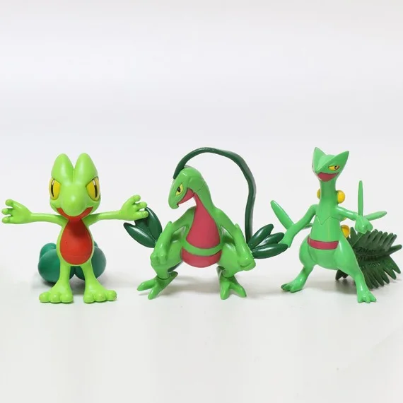 Treecko Original Anime Cartoon Action Toy Figures Toys Pvc - AliExpress