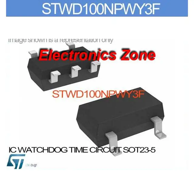 STWD100NPWY3F IC WATCHDOG TIME CIRCUIT SOT23 5 STWD100NPWY3F 100 ...