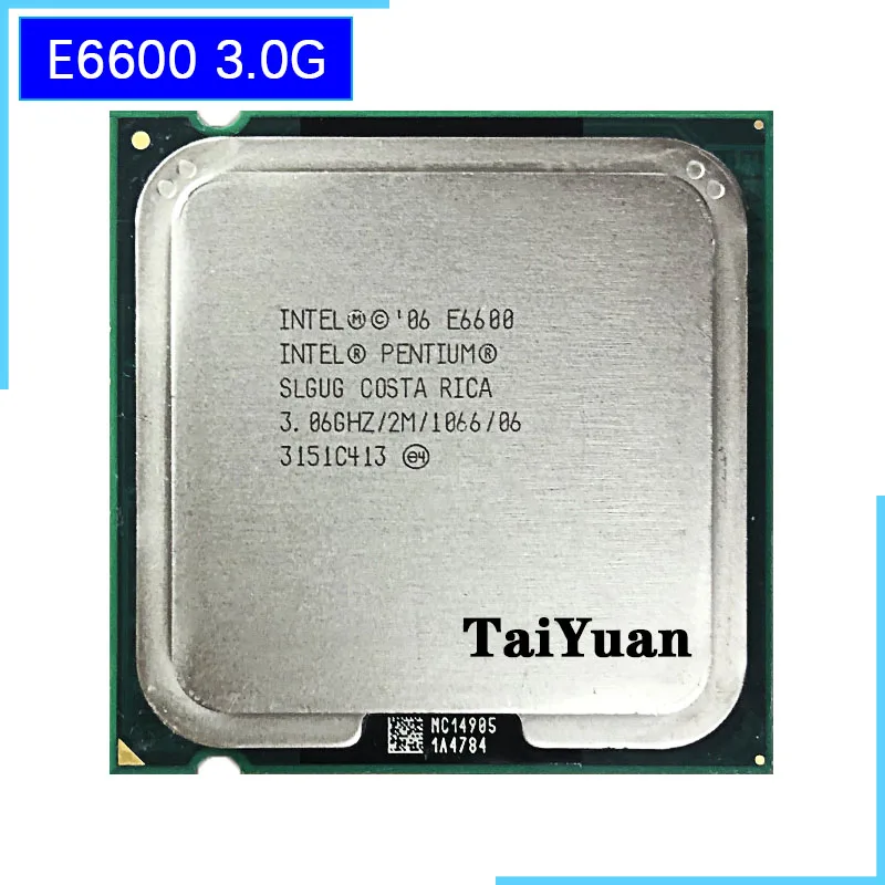 Pentium Dual-core E6600 3.067 Ghz Cpu Processor 2m 65w 1066 - AliExpress