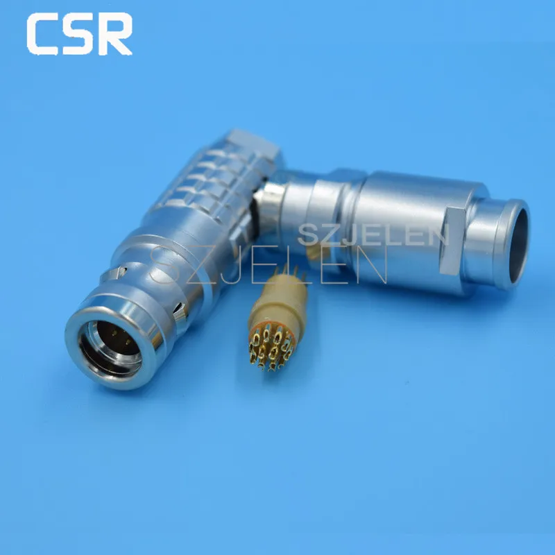 LEMO Connector 12 pin , FHG.1K.312.CLAD, IP68, Waterproof Connector 12 ...