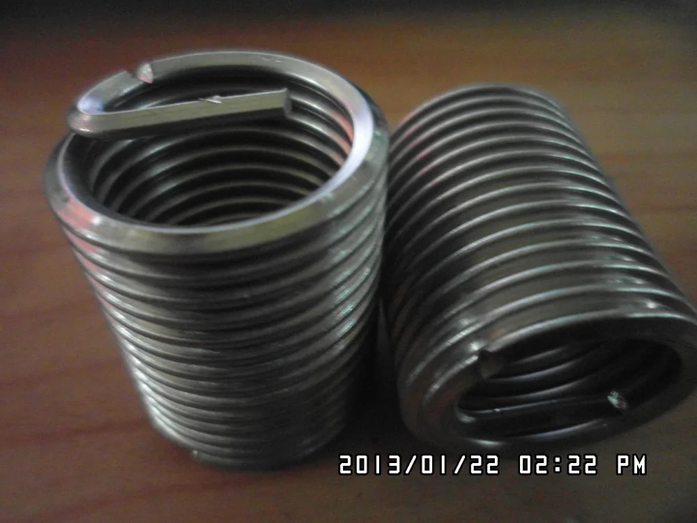 Stainless steel screw nut threaded sleeve jacket crowns wire thread ...