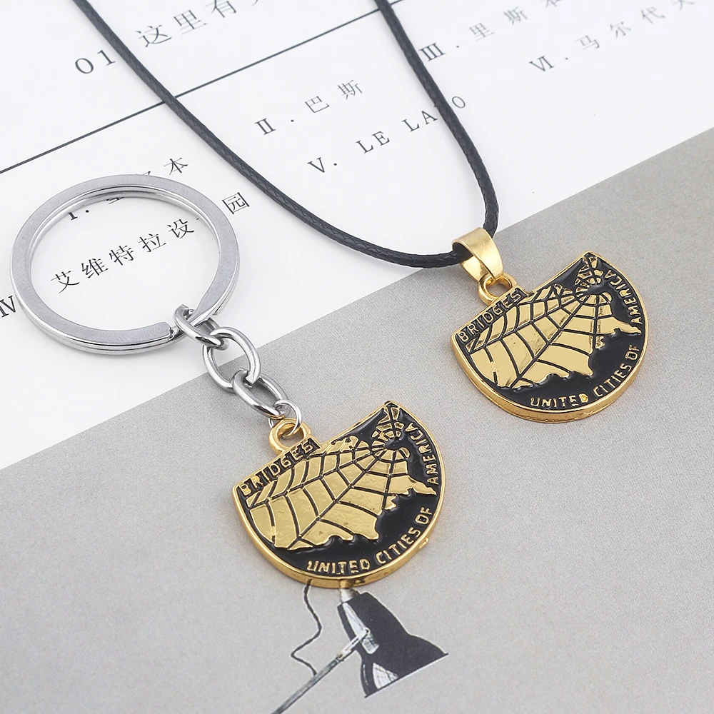 Death Stranding United States Map Choker Necklace Letter Bridges United ...