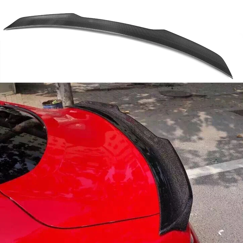 Mustang Carbon Fiber Rear Trunk Lip Spoiler Boot Lip Wing For Ford