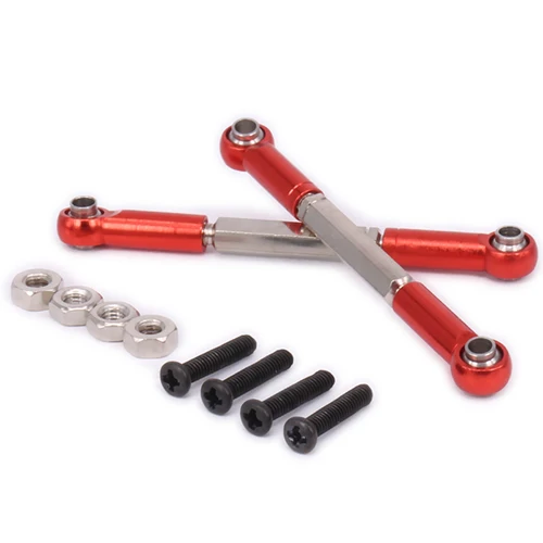 RC Car Servo Linkage Turnbuckle CNC Aluminum Servo Steering Link For 1/ ...