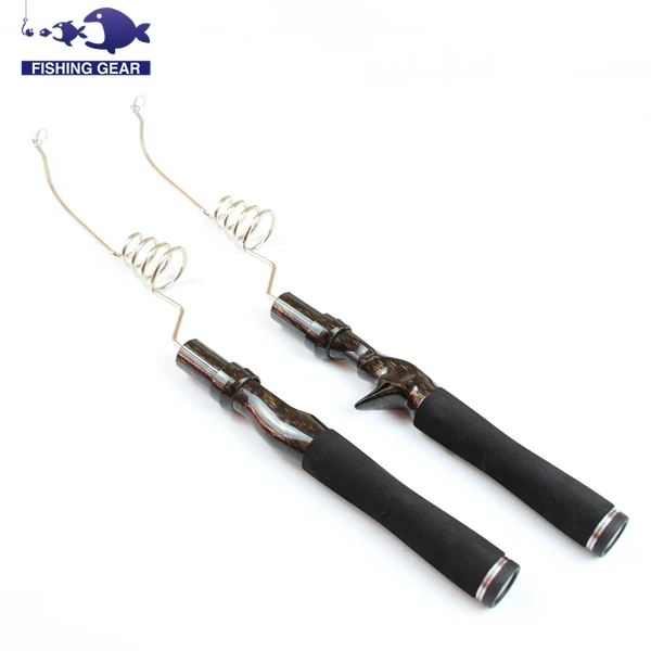 Mini Fishing Rod Spinning Stainless Steel Ice Baitcasting Rods Stand 4 ...