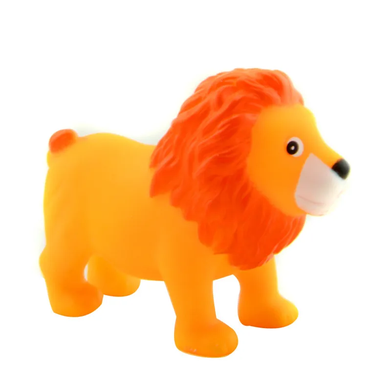 Starz Cute Mini Lion Soft Rubber Toy Squeeze-sounding Dabbling Classic ...