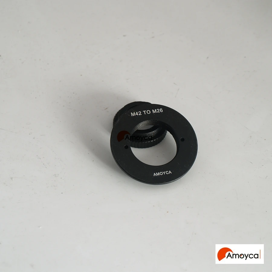 M26x0.706 M26 Female Mitutoyo Microscope Thread To M42x1mm Adapter ...