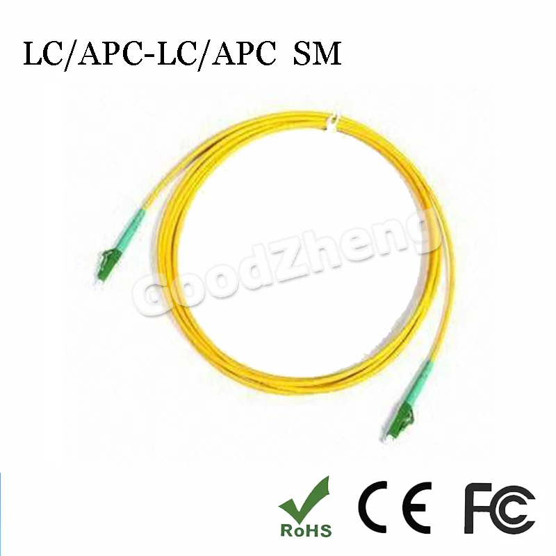 Lc/apc-lc/apc Simplex 9/125 Fiber Patch Cord Jumper Cable, Singlemode ...
