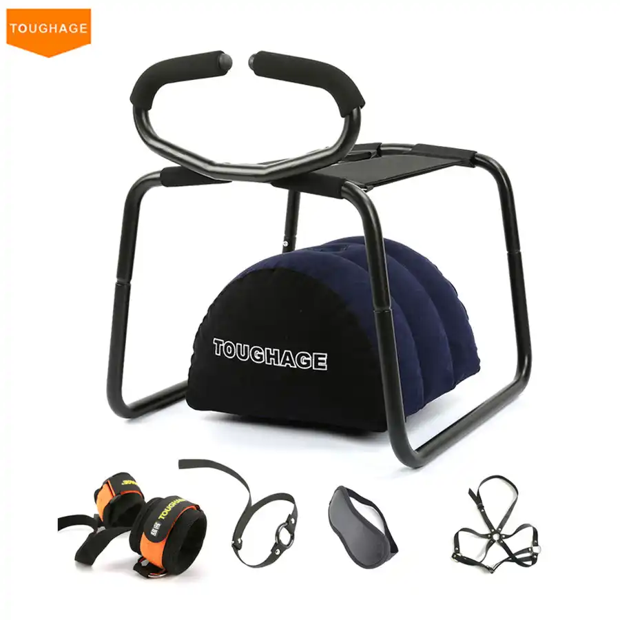 Toughage Weightless Sex Chair Inflatable Pillow Sex Swing Chairs Set