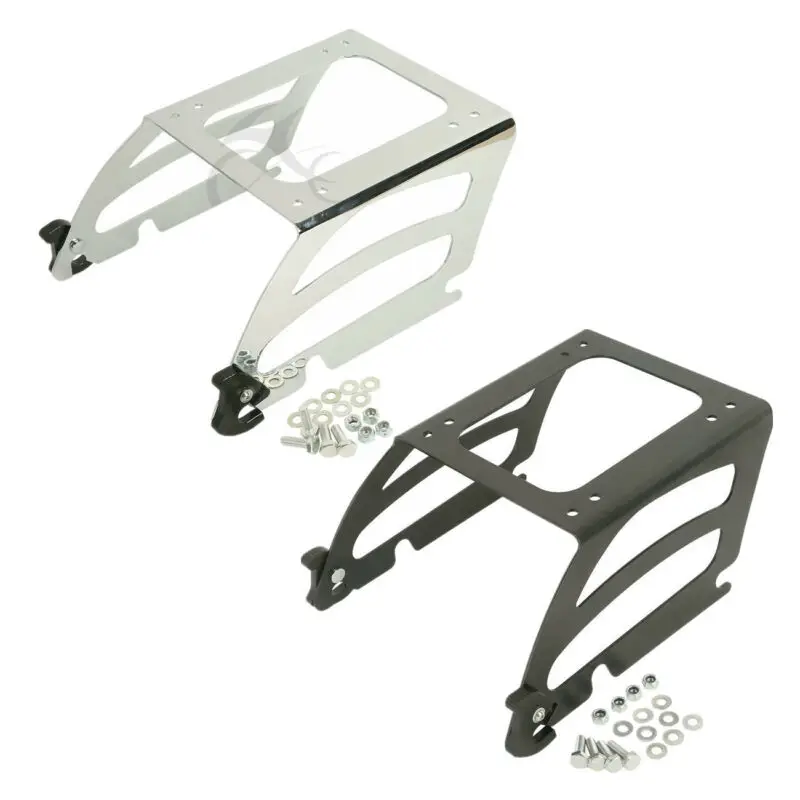 Motorcycle Solo Pack Luggage Mounting Rack Rail For Harley Tour Pak ...