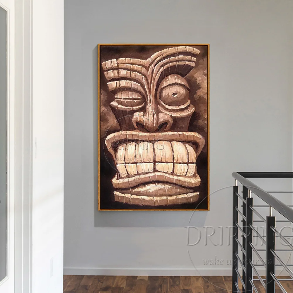 Tiki Man Painting