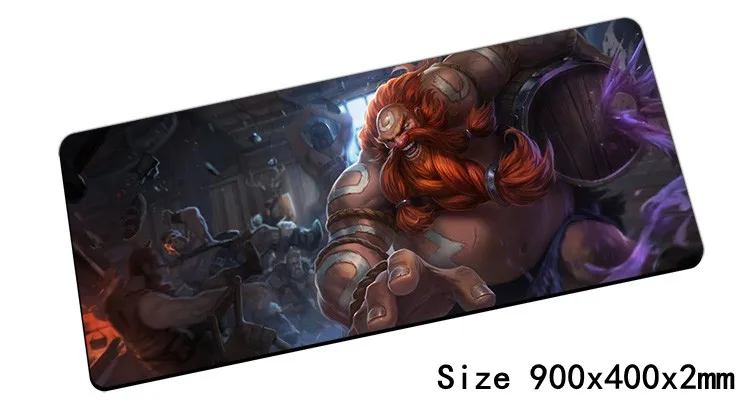 Gragas mouse pad 900x400x2mm pad mouse lol notbook computer mousepad ...