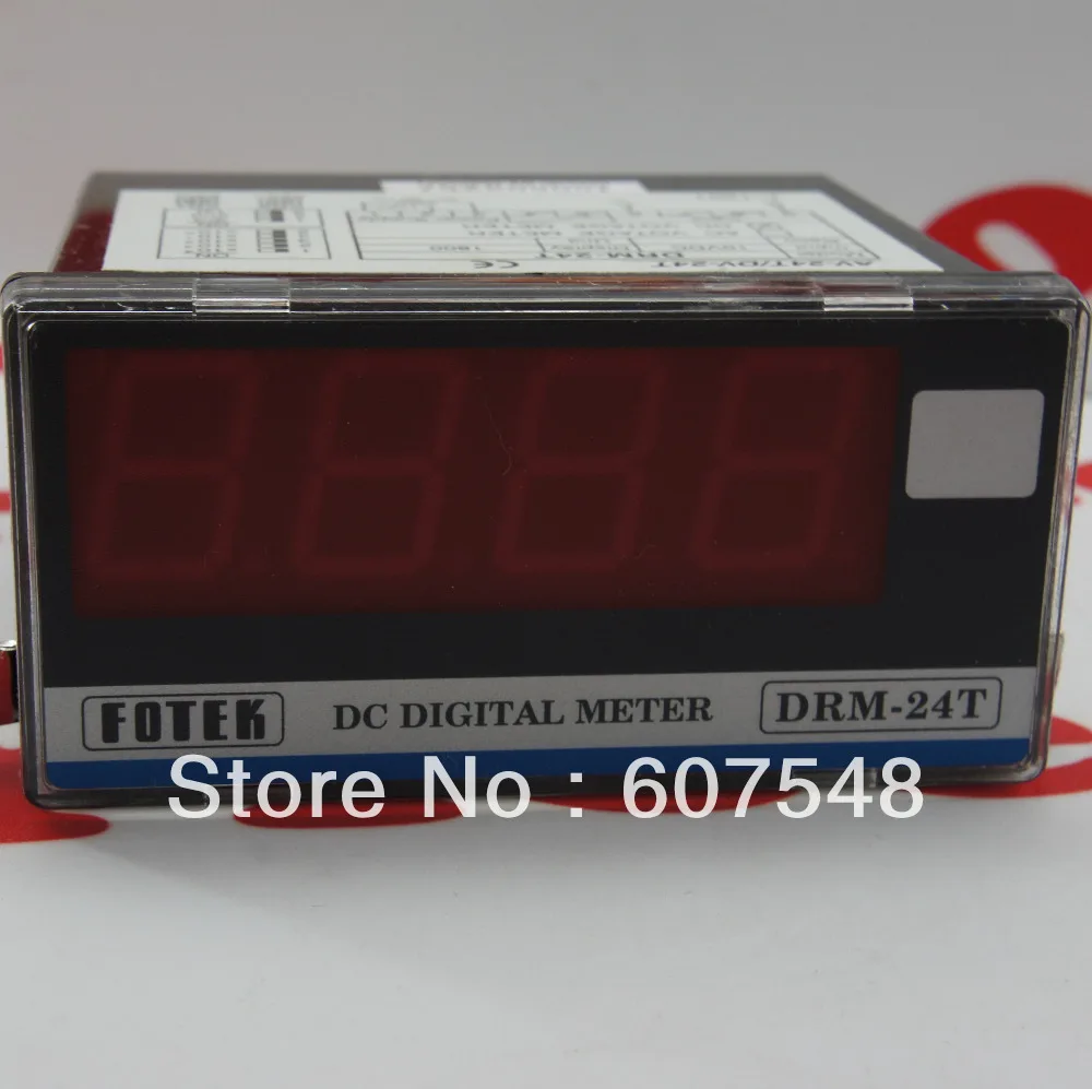 FOTEK Digital DC Voltage Meter DRM 24T LCD DISPLAY NIB|lcd advertising ...