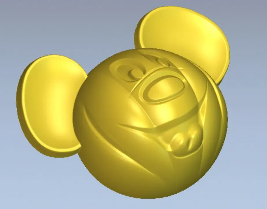 Micky mouse 3d model relief for cnc in STL file format Picture STL_1355 ...