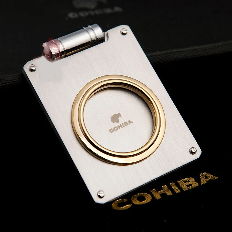 Gold One Blade Stainless Steel Cigar Cutter Knife Pocket Gadget 736B ...
