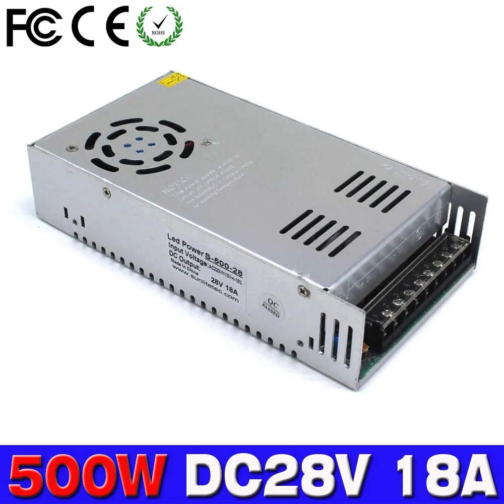 Universal 28v 18a 500w Switching Power Supply For Led Light 100v 220v ...