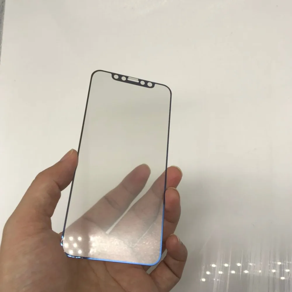 Plating Mirror tempered glass for iphone X 10 front ultra power ...