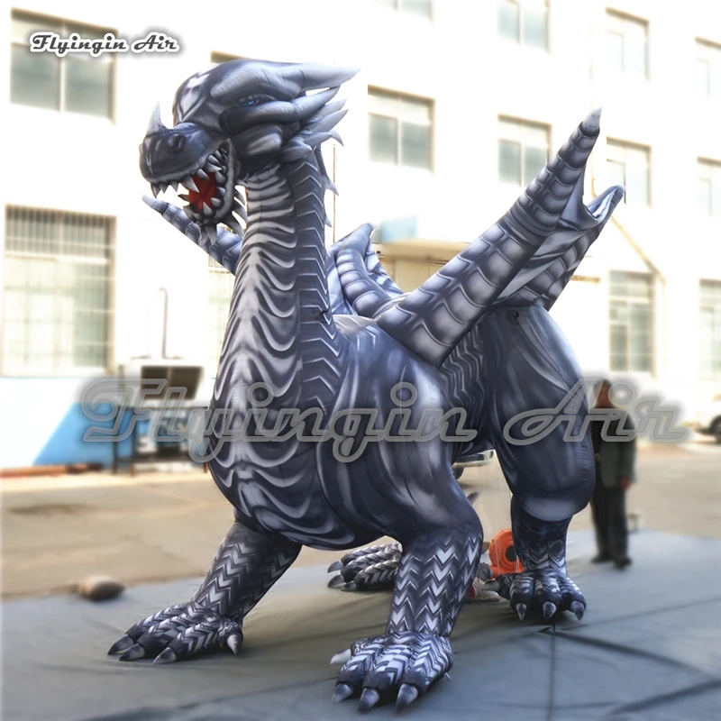 Outdoor-Large-Inflatable-Evil-Dragon-3-5m-5m-Pterosaur-Grey-Blow-Up ...