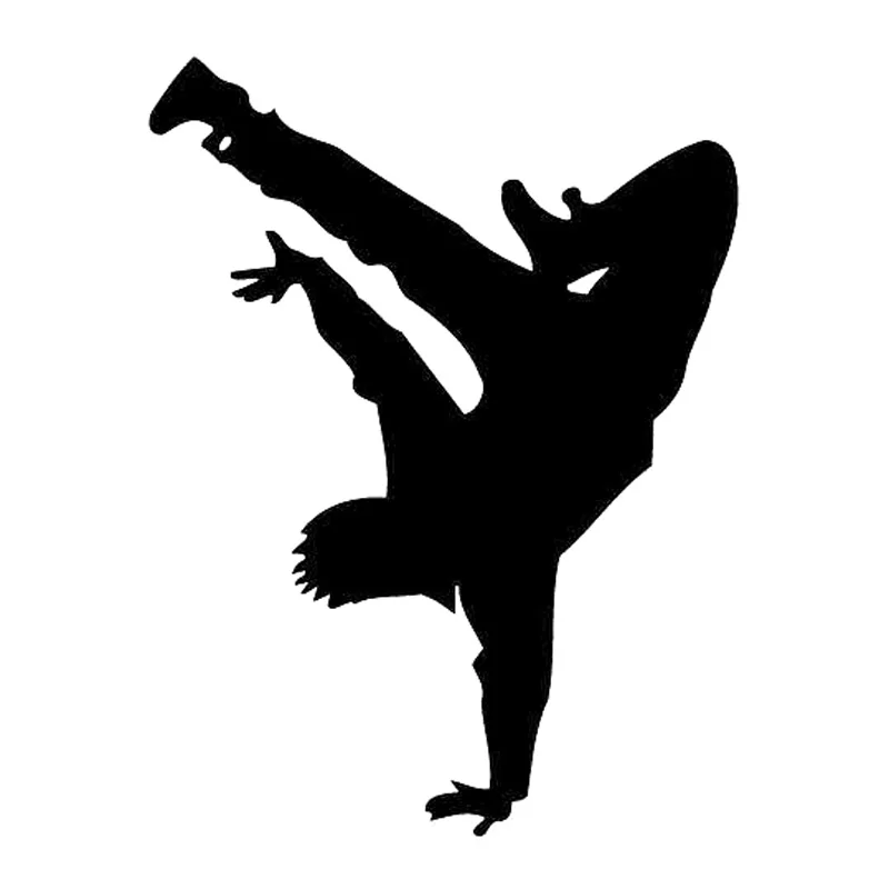 10.9cm*14.5cm Boy Dancer Fashion Car-styling Car Sticker Vinyl Decal ...